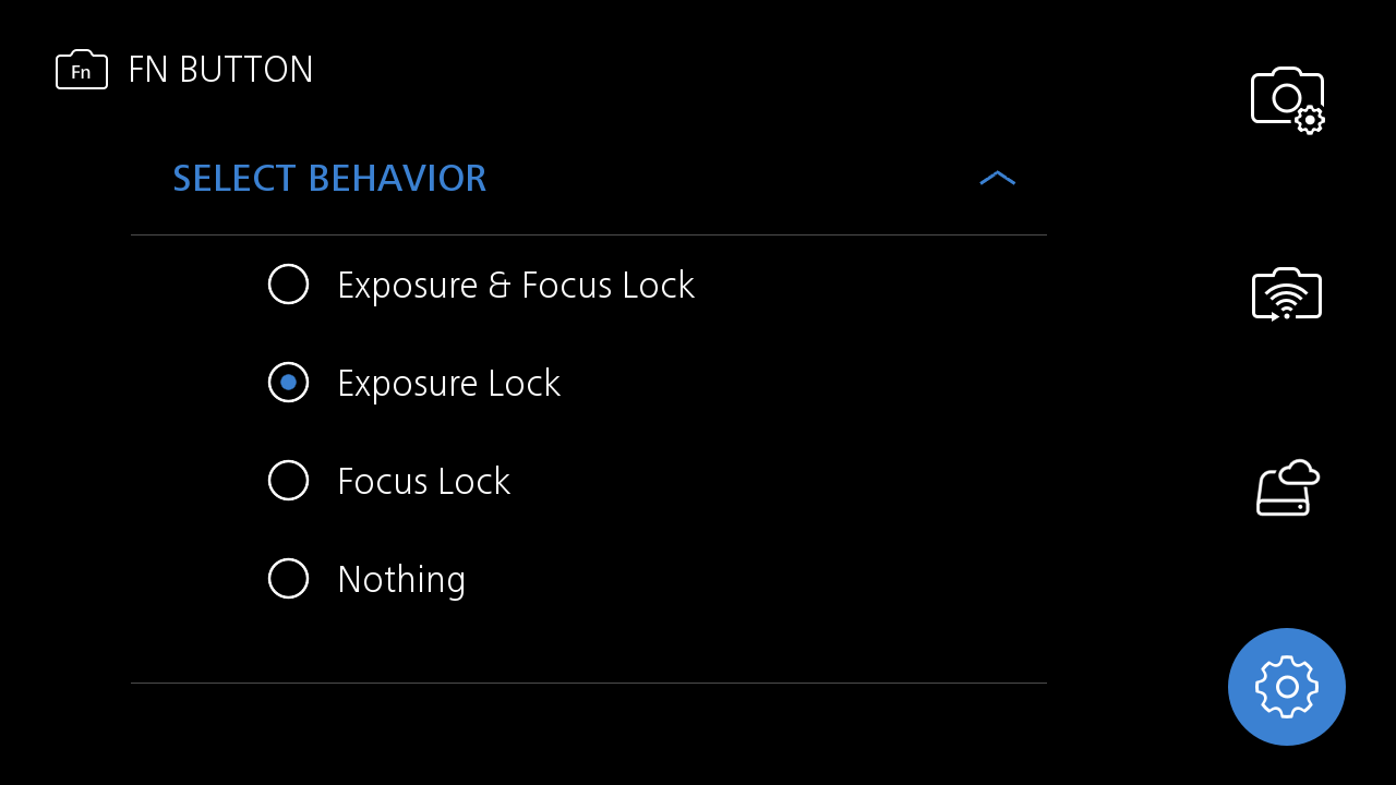 What does the exposure lock do and how do I set it up?