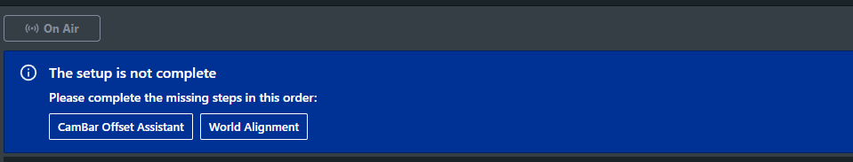 Natural Tracking Setup