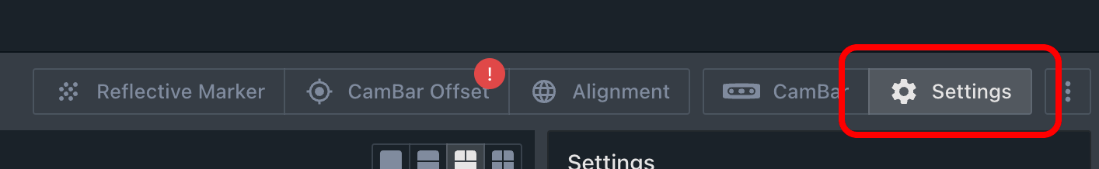 Settings Panel