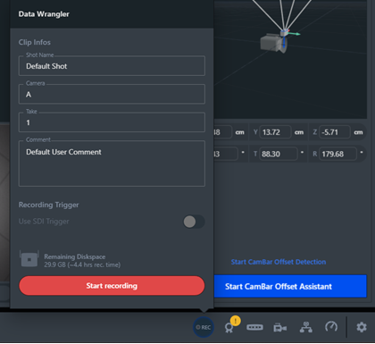 Recording Tracking Data