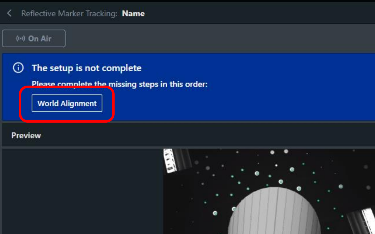 Marker Tracking Setup