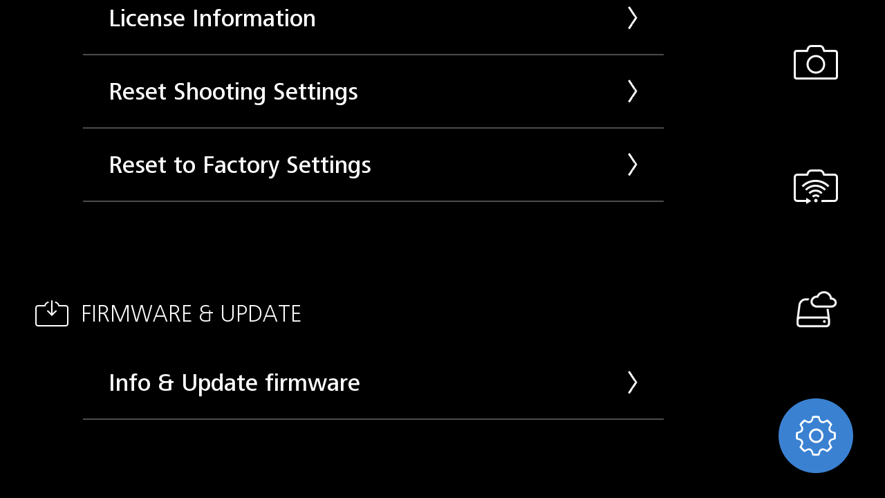 How do I perform a firmware update?