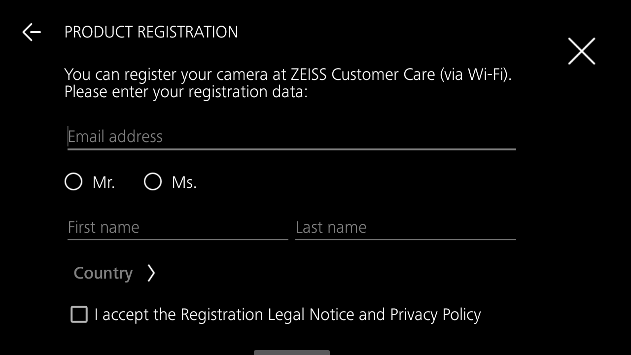 How can I register my camera?