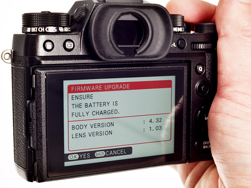Which firmware must be installed on a Sony or Fuji camera to achieve ...