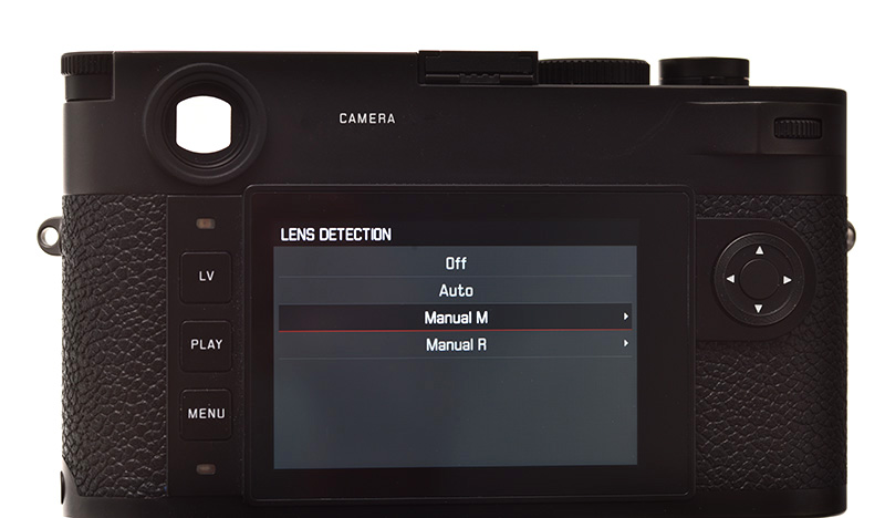 Which lens profiles should be selected in the menu of dig. Leica M ...