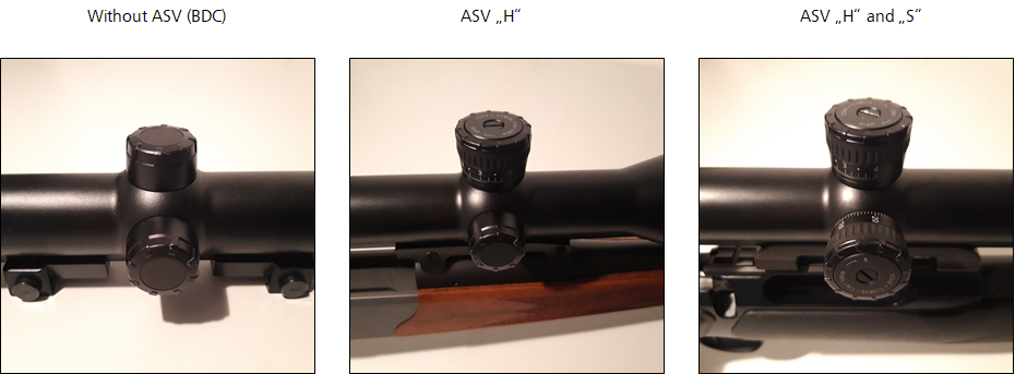 What is the meaning of ASV (BDC / Bullet Drop Compensator) “H” / ASV “S” / ASV “H” and ASV “S ...