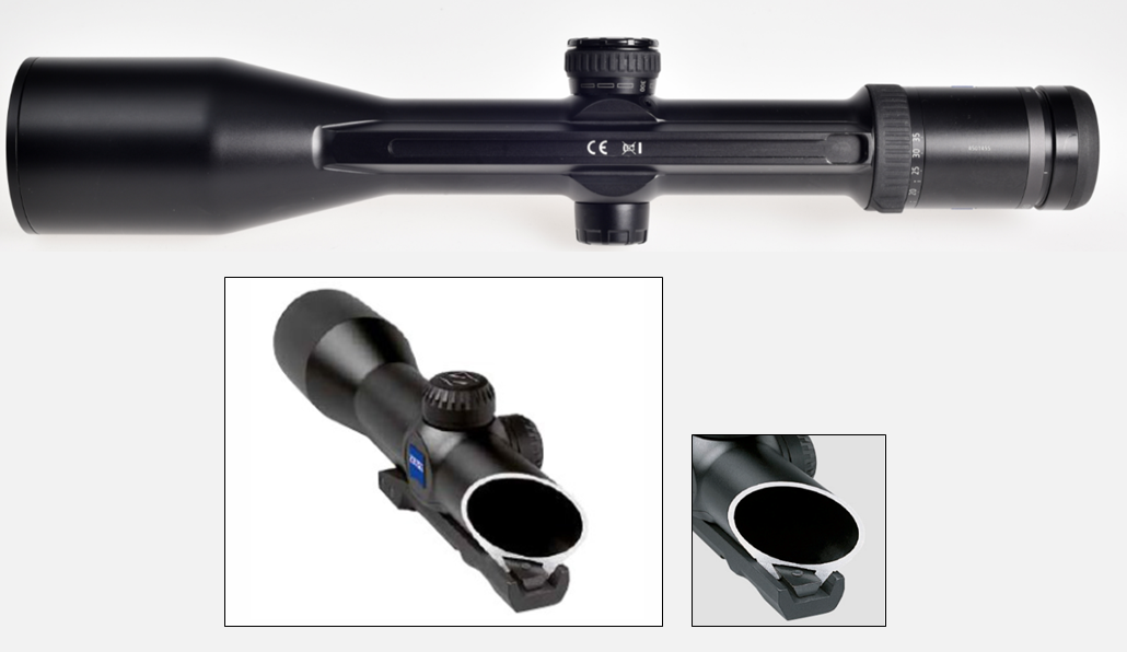 What are the measurements of the ZEISS Mounting Rail?