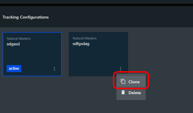 Cloning A Tracking Config
