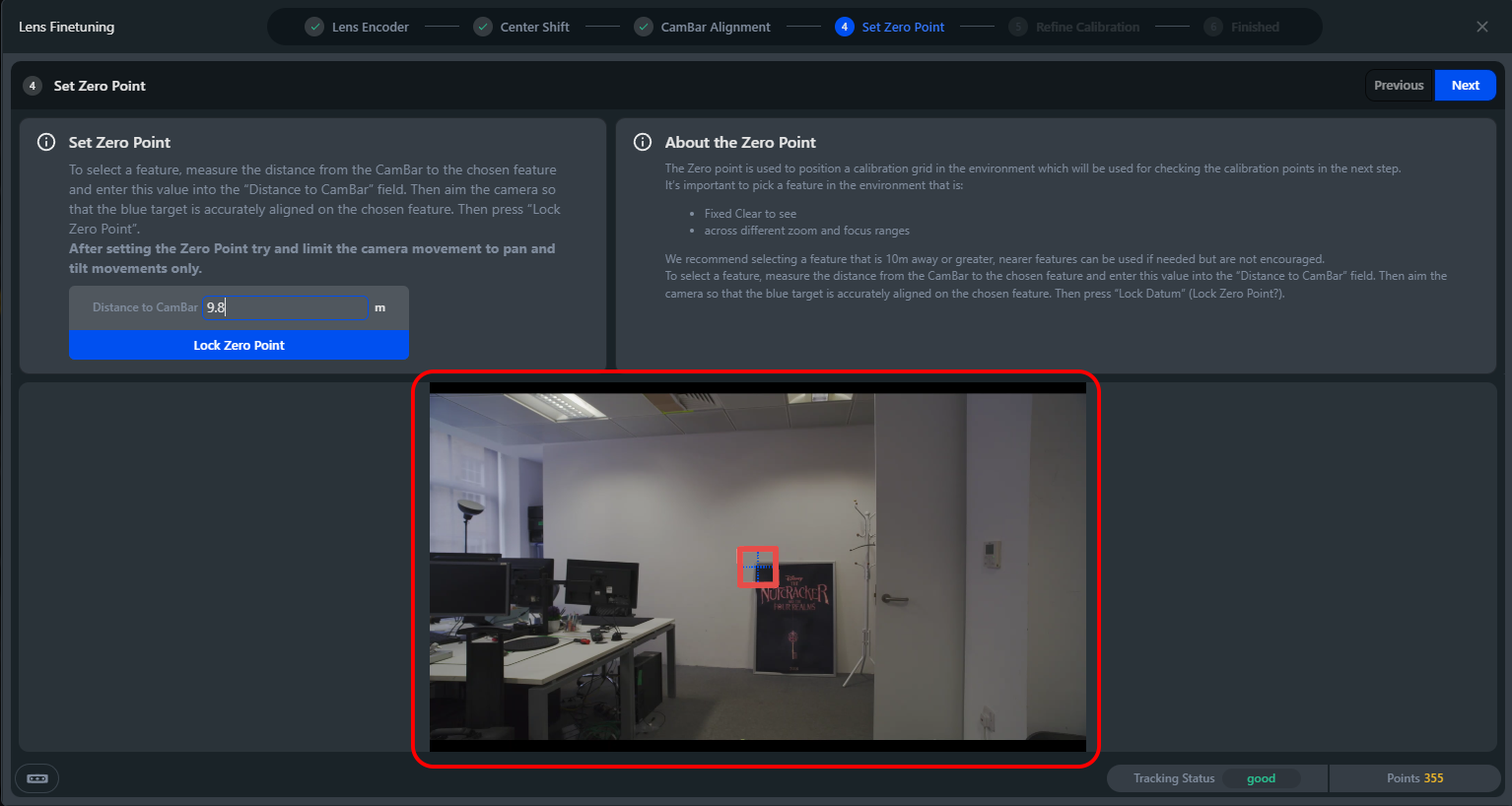 Step 4 - Set Zero Point