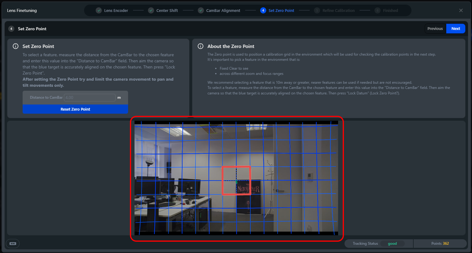 Step 4 - Set Zero Point