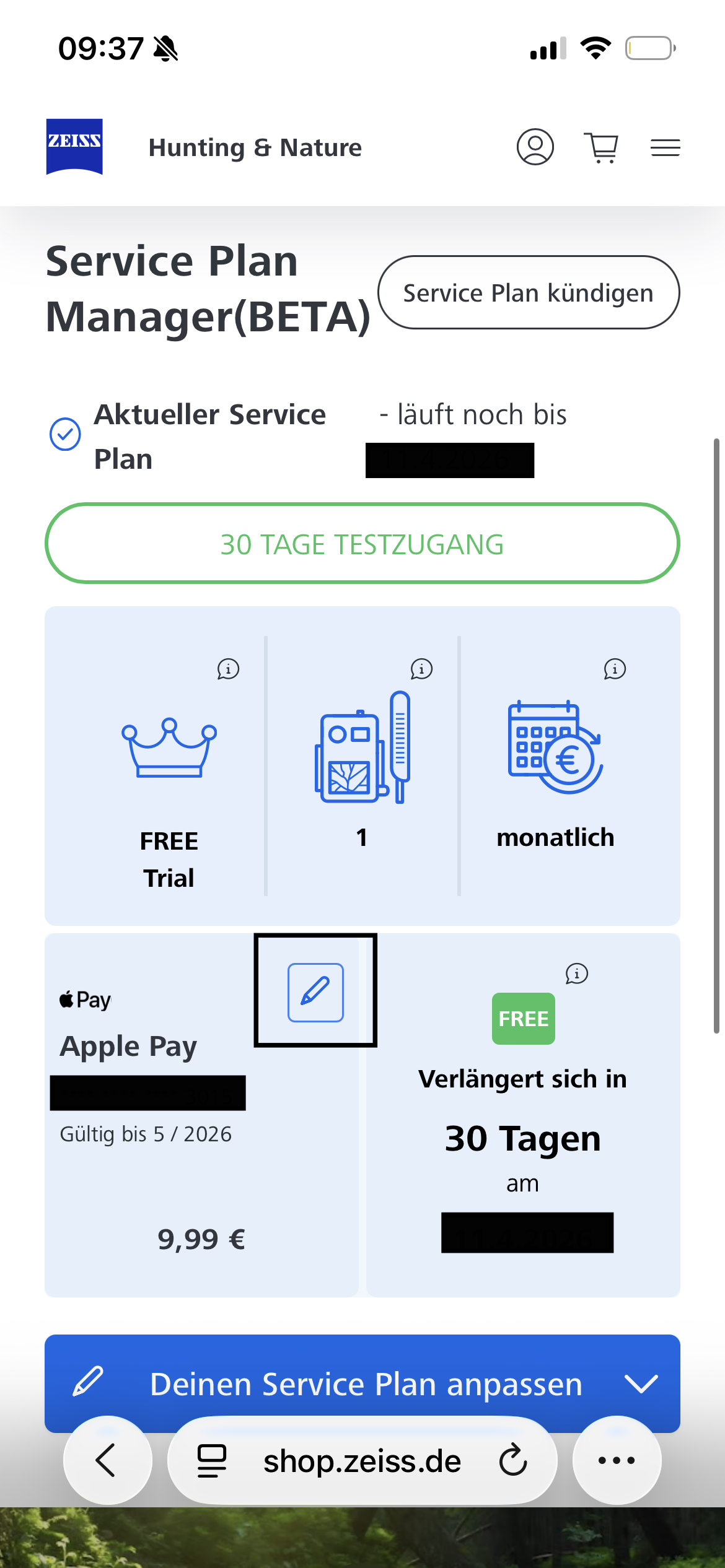 How do I change my payment method?